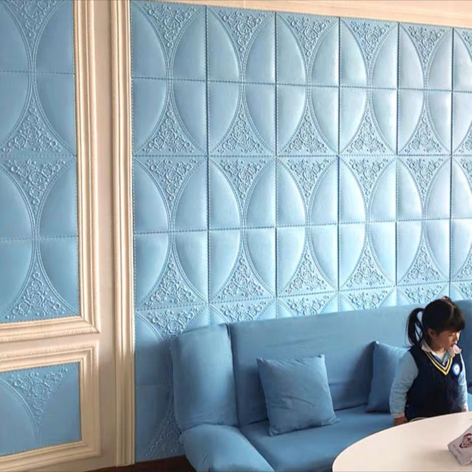 2.3m 3D Wallpaper Wall Border Wall Sticker Waterproof PE Foam Self ...