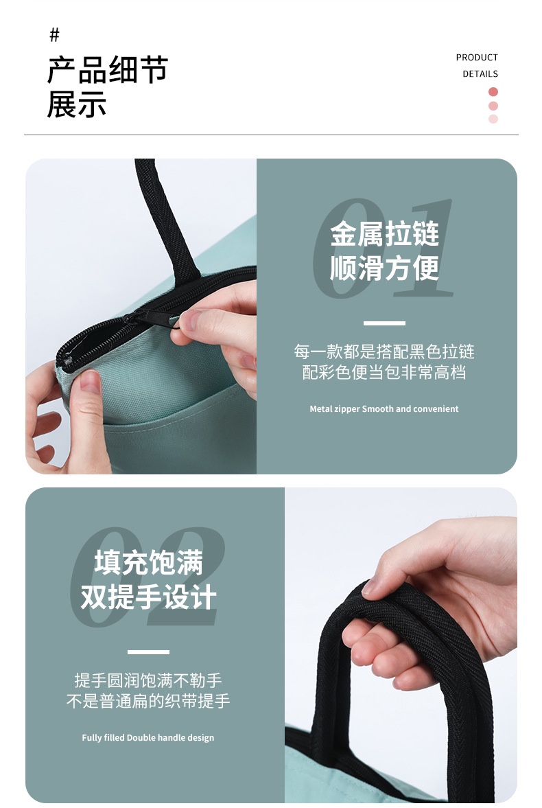 Thermal Lunch Bag Aluminum Coated Insulated Cooler Picnic Bag ...