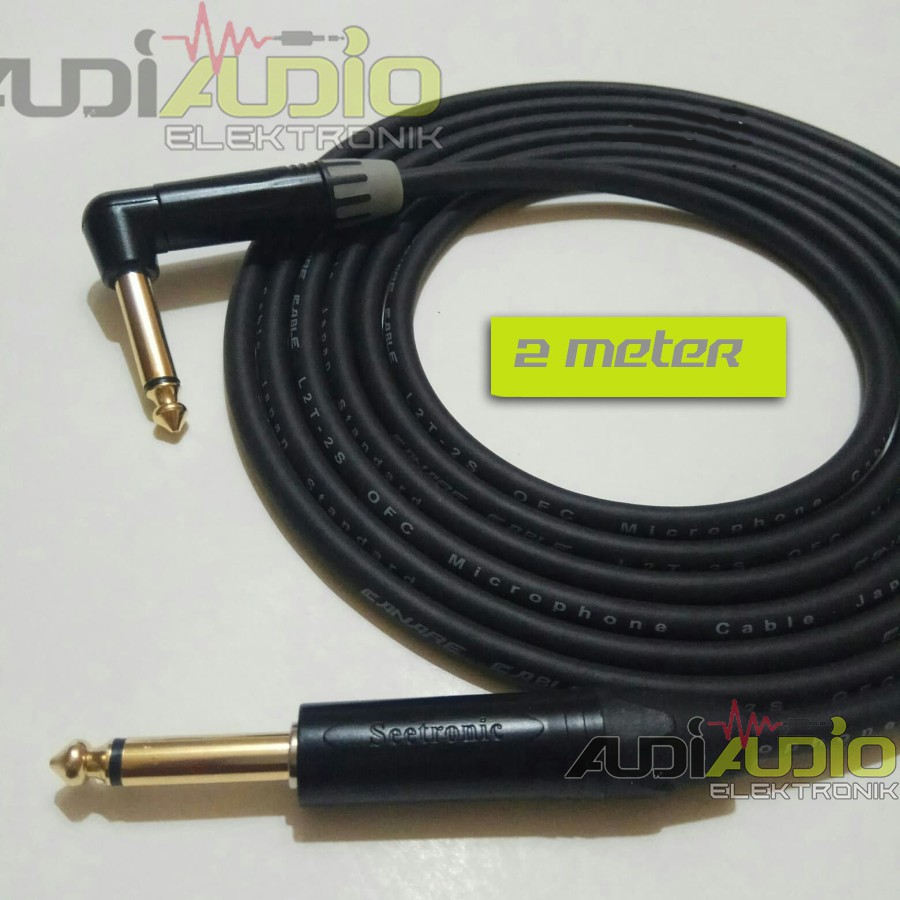 HITAM Original seetronic L to straight guitar cable/guitar cable 2 ...