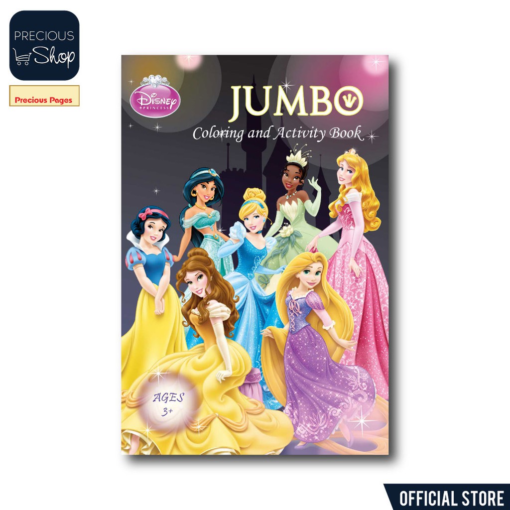 Disney Princess Jumbo Coloring and Activity Book Ages 3+ | Shopee Malaysia