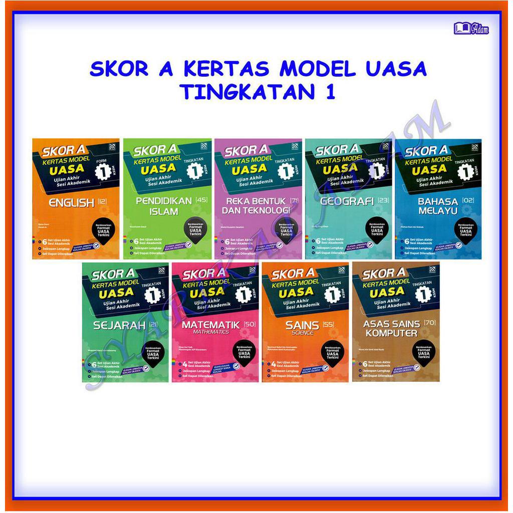 [adm] Buku Latihan Skor A Kertas Model Uasa Tingkatan 1 2024 Shopee