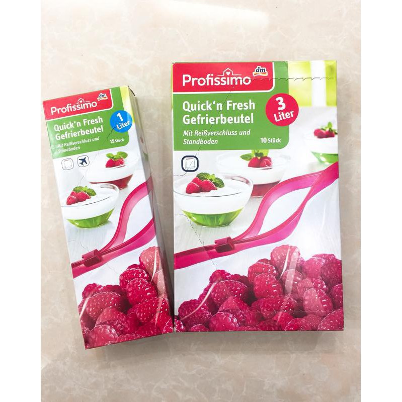 Profissimo 1-3 liter freezer - refrigerator storage bag with Zip lock | Shopee Malaysia