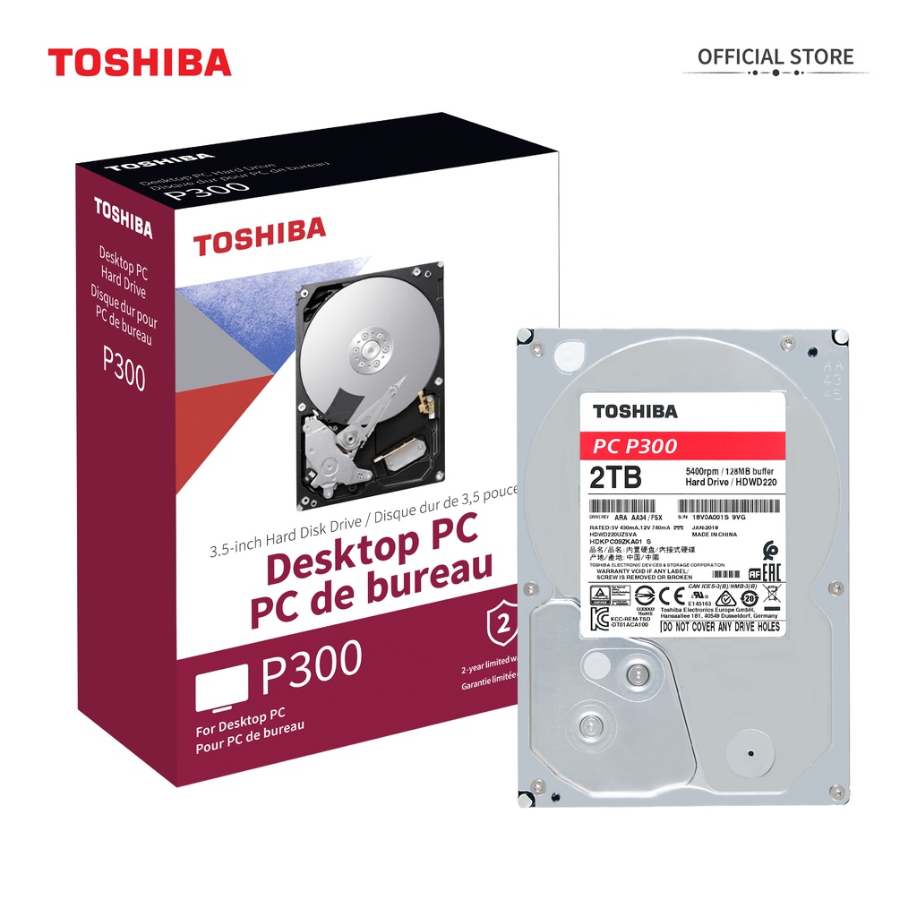 Toshiba P300 Internal Desktop Hard Disk for PC HDD (1TB/2TB/4TB/6TB ... Toshiba P300 Internal Desktop Hard Disk for PC HDD (1TB/2TB/4TB/6TB ...