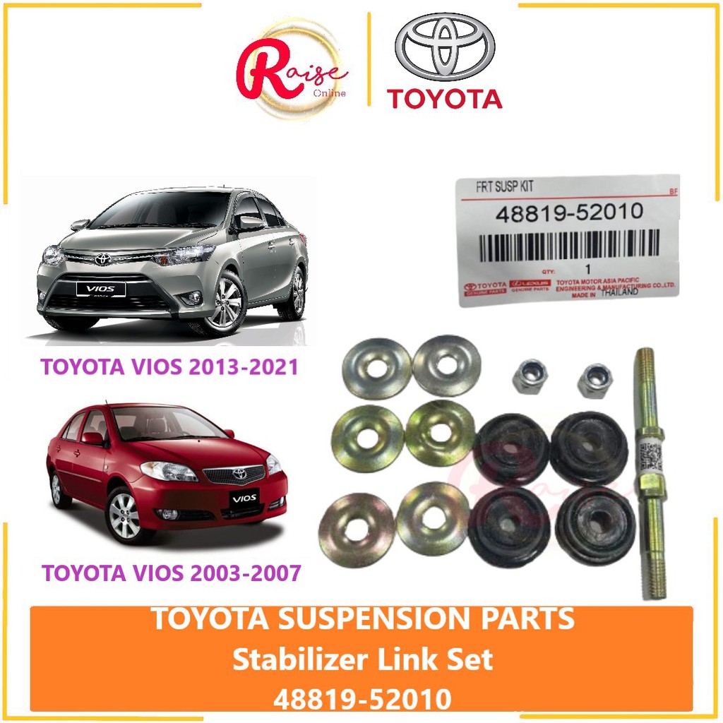(1pc) Satay Toyota Vios NCP42 NCP150 NSP151 Front Stabilizer Link Set ...