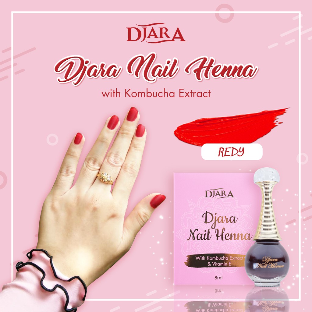 Inai Kuku Halal Colour Red, Pink, Black & Brown | Shopee Malaysia