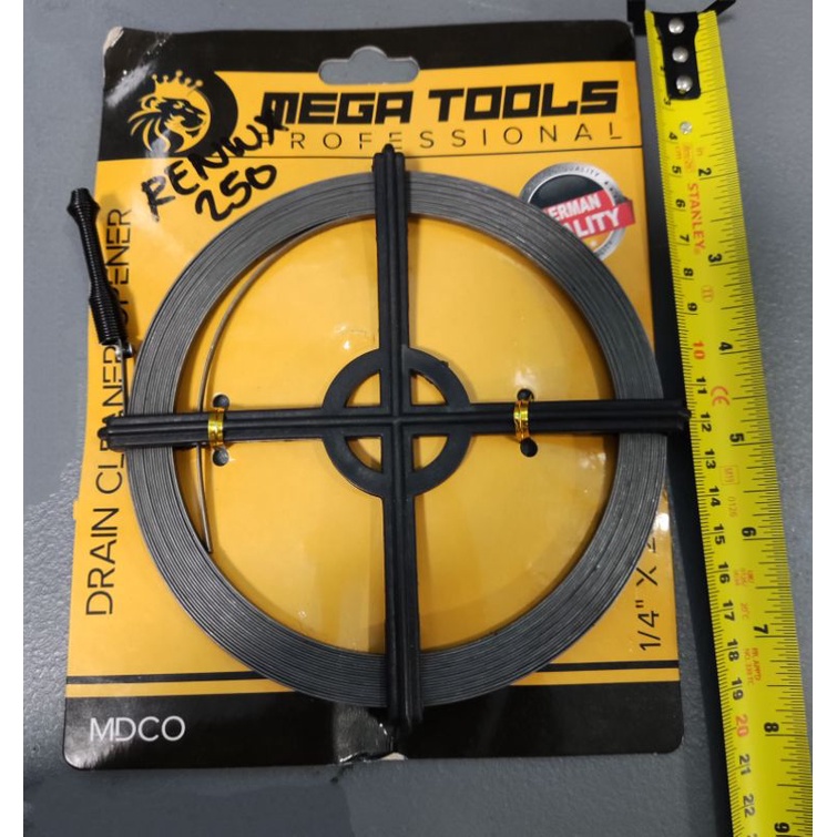 Sewer Rod or Plehe , Panundot, drain cleaner pleje 1/4x25 feet Heavy ...