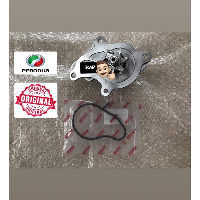 ORIGINAL PERODUA AXIA 850,1.0 (2014>2020) BEZZA 1.0CC WATER PUMP & O ...