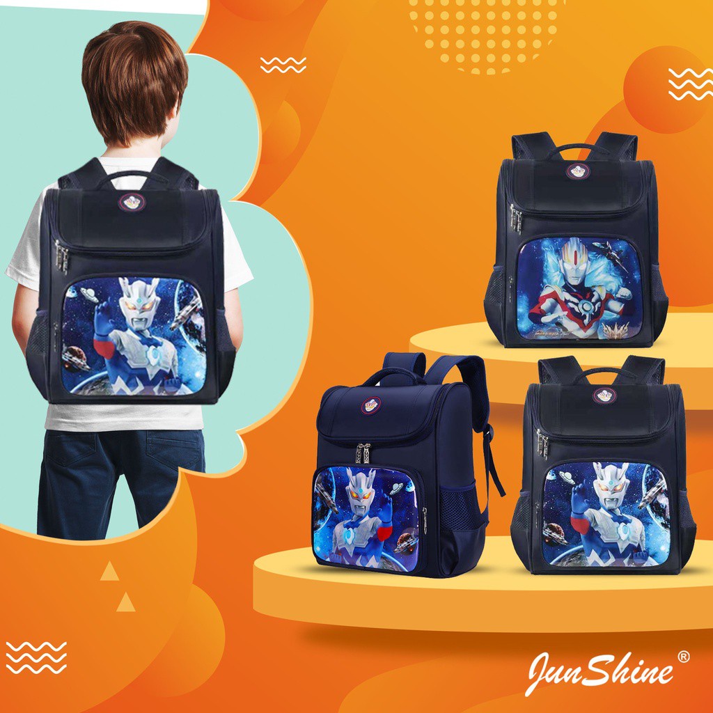 Primary School Bag Boy Ultraman School Backpack For Kids Ultraman ...