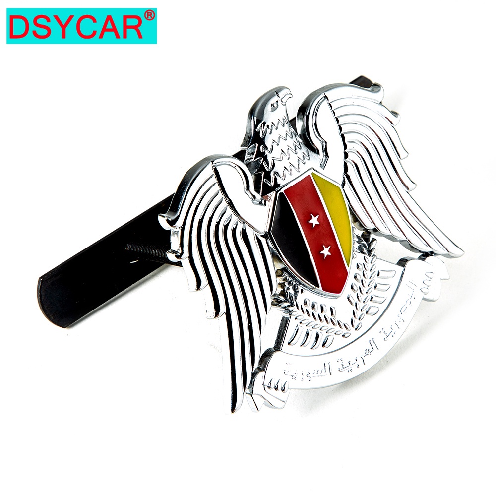 DSYCAR Chrome Metal Germany Eagle Logo Car Front Grille Emblem Sticker ...