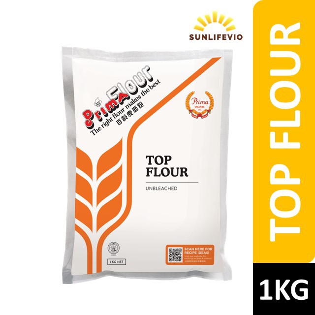 PRIMA TOP FLOUR | SUPERFINE 1KG 无漂泊特幼面粉 特细低筋面粉 | Shopee Malaysia