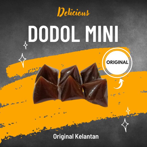 Dodol mini segitiga kiub original kelantan - asli / durian / pandan ...