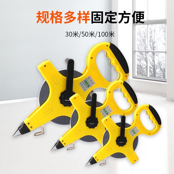 MKR 20M 30M 50M 100M Fiberglass Measuring Tape Surveyor's Tape Measure ...