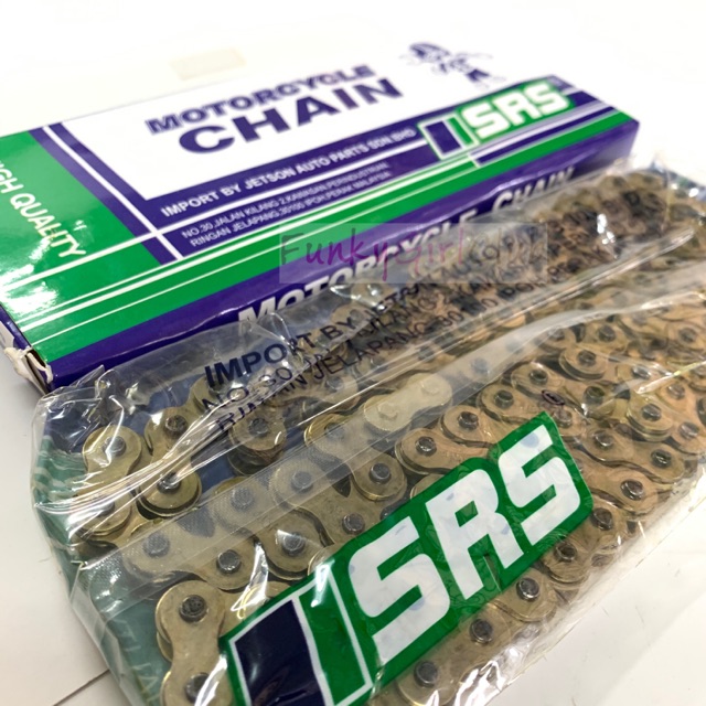 Rantai 415 Motorcycle Gold Chain 415H x 122L SRS | Shopee Malaysia