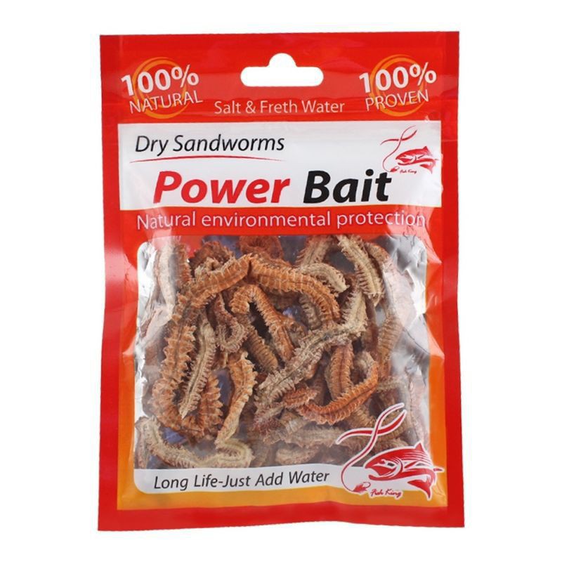 Ruat Cacing kering killer worm umpan untuk air tawar sungai tasik kolam ...