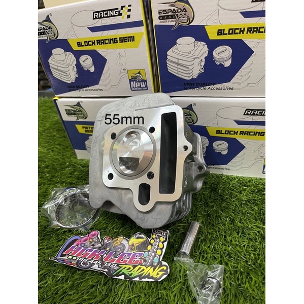 ESPADA BLOCK RACING HONDA WAVE100 EX5 DREAM 55mm RACING BLOCK PISTON ...