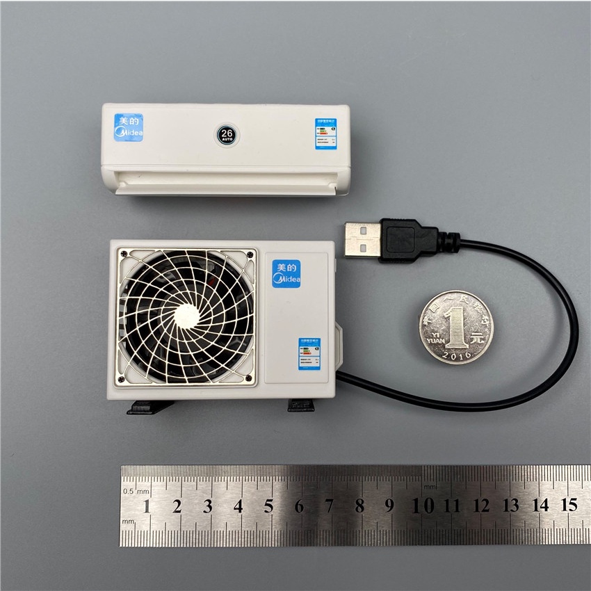 Air Conditioner Model Machine 1/14 Scale re-ment Candy Toy Miniature ...