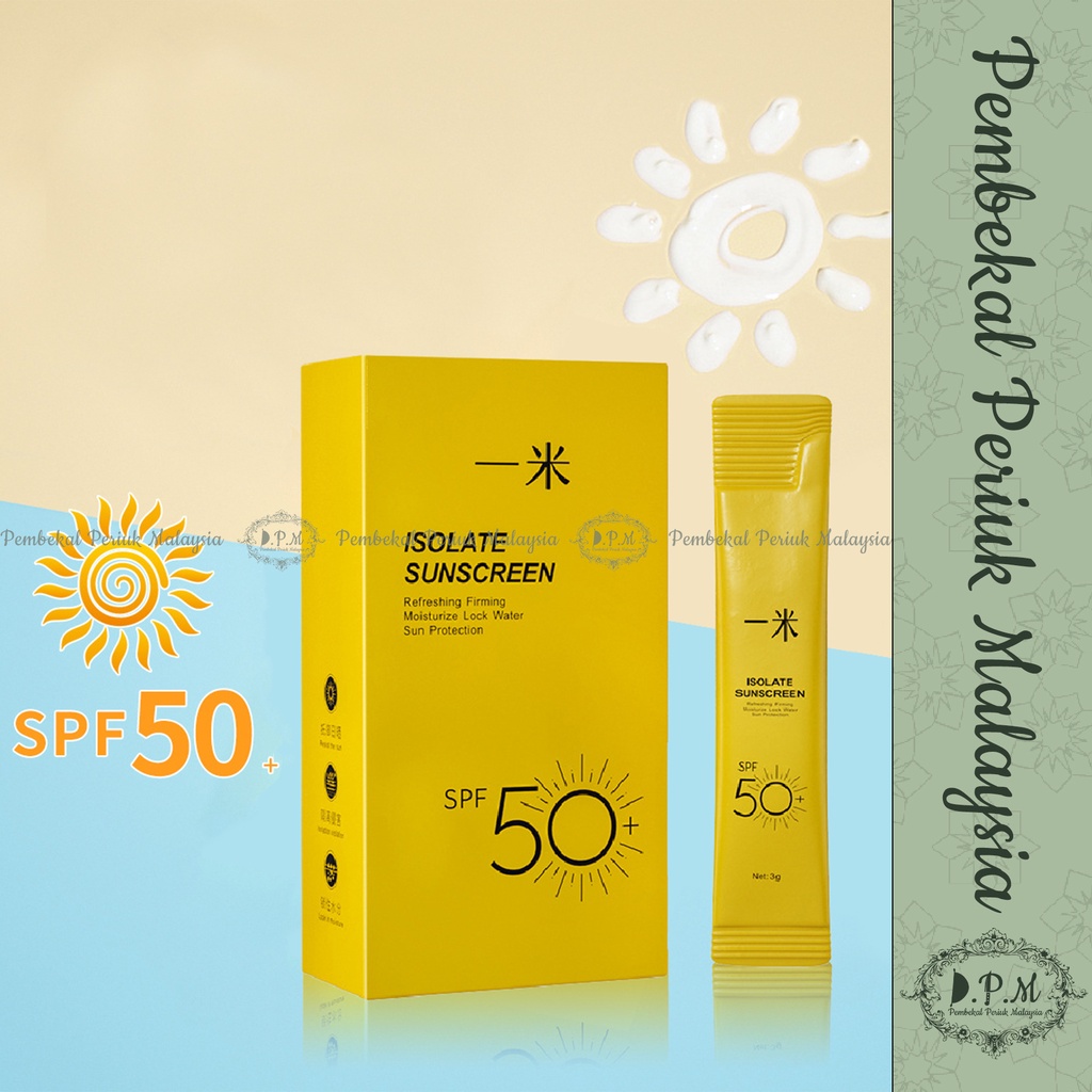 ISOLATE Sunscreen SPF50+ / Krim Pelindung Matahari (READY STOCK ...