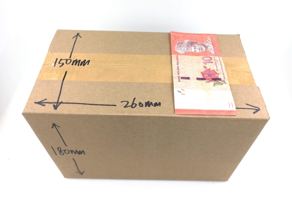 10pcs Paper Box 150x180x260 & 110x140x210mm Kotak Murah Packing Box ...
