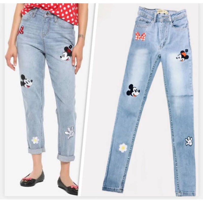JEANS MICKEY ~SKINNY~ | Shopee Malaysia