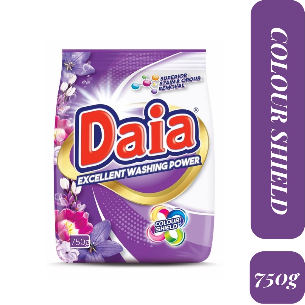 Daia Powder Detergent Serbuk Pencuci Baju Colour Shield 750g | Shopee ...