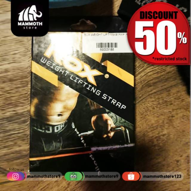 Rox Weight Lifting Strap | Shopee Malaysia