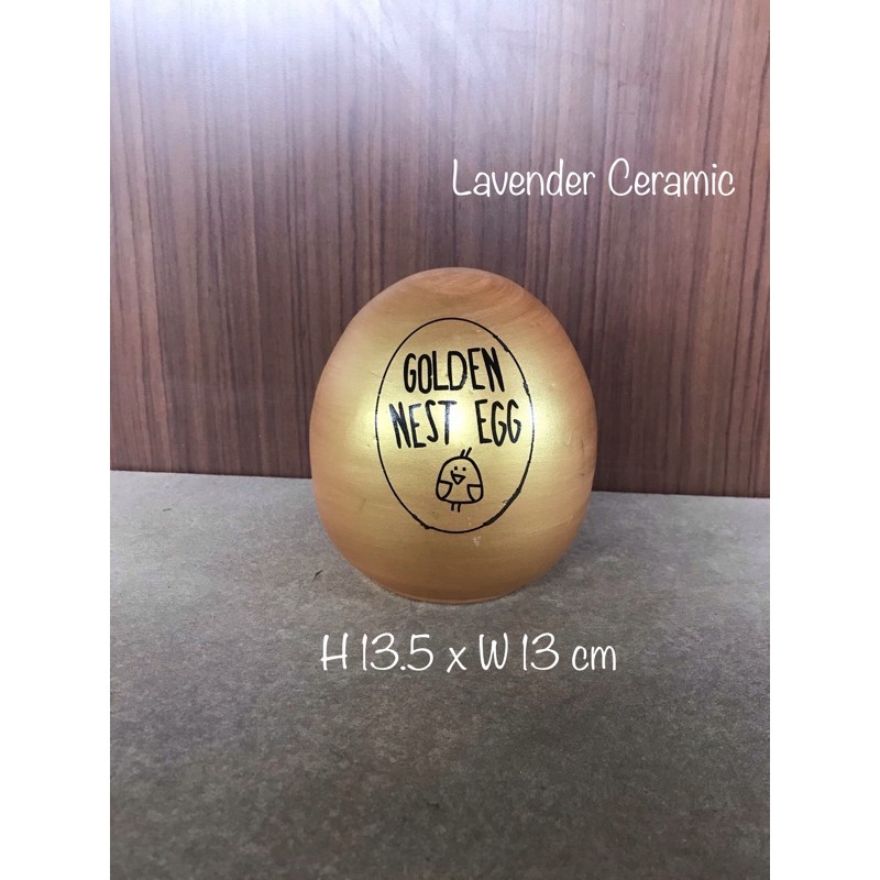 👑🐣Tabung Telur Emas💥💰🔥Gold Egg Coin Bank🏦 🐣 | Shopee Malaysia