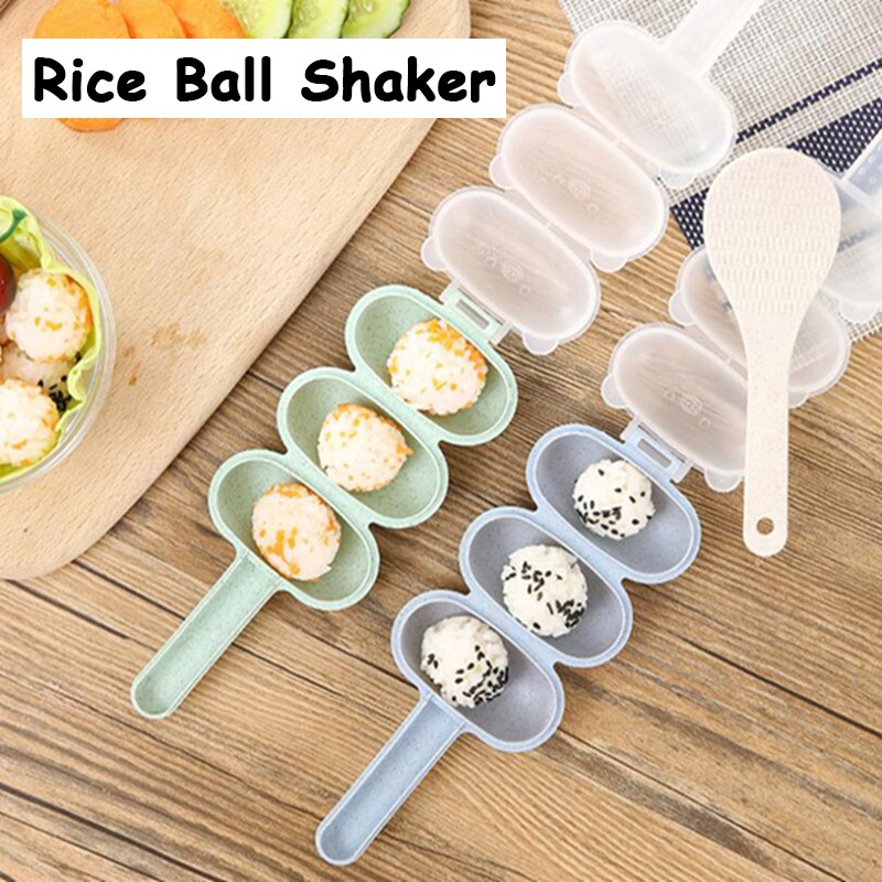 [ Random Color ] Shaker DIY Kitchen Tool with Spoon Rice Ball Sushi ...