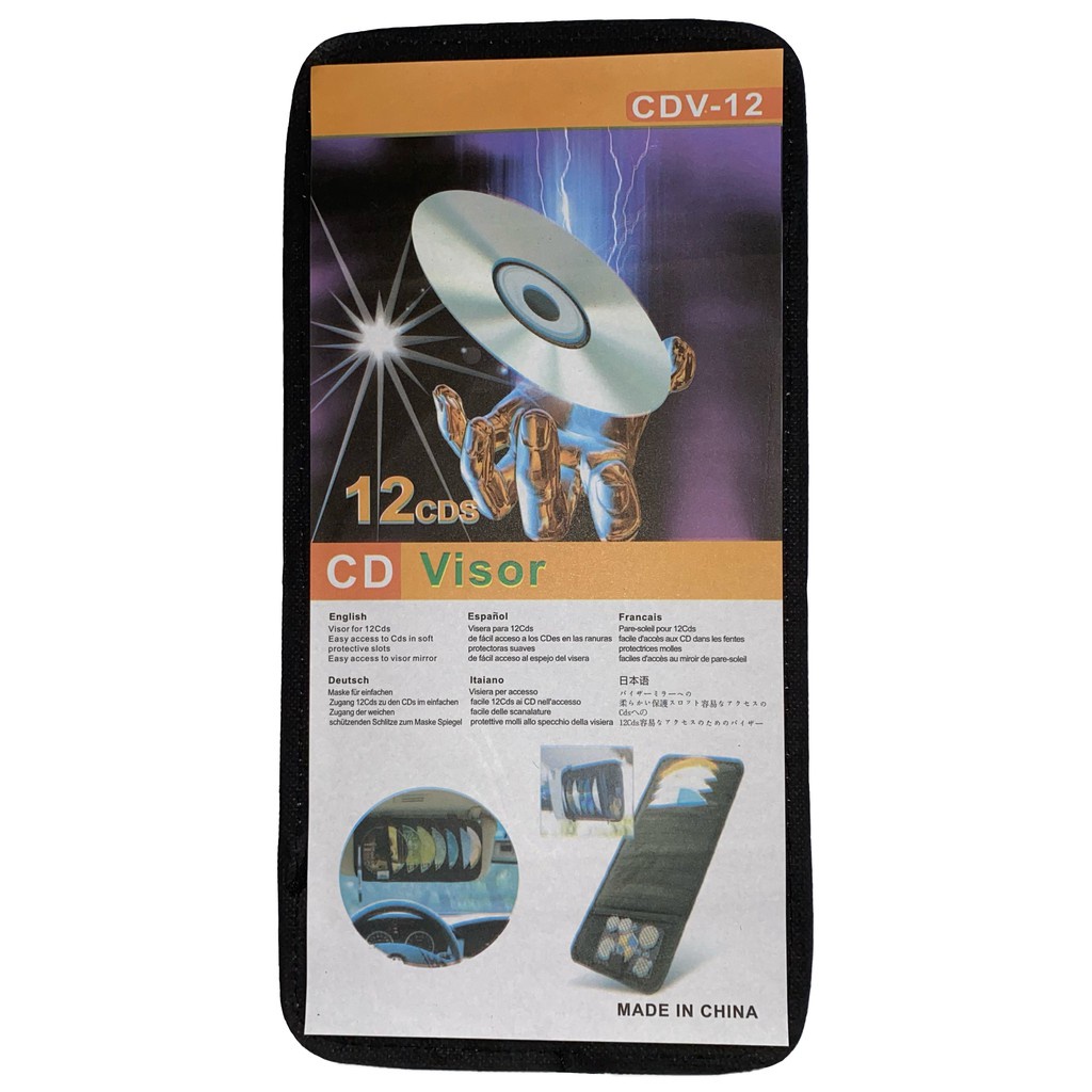 CDV-12 CAR CD VISOR (1PCS) - Black | Shopee Malaysia