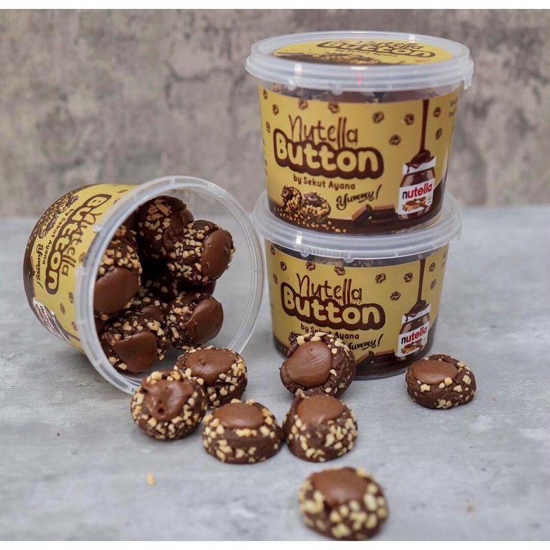 🍪NUTELLA BUTTON BY SEKUT AYANA 🍪 | Shopee Malaysia