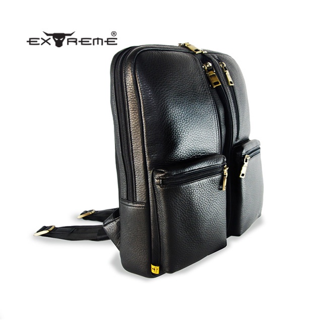 Extreme Premium Leather Backpack Soft Genuine Leather (13") | Shopee ...