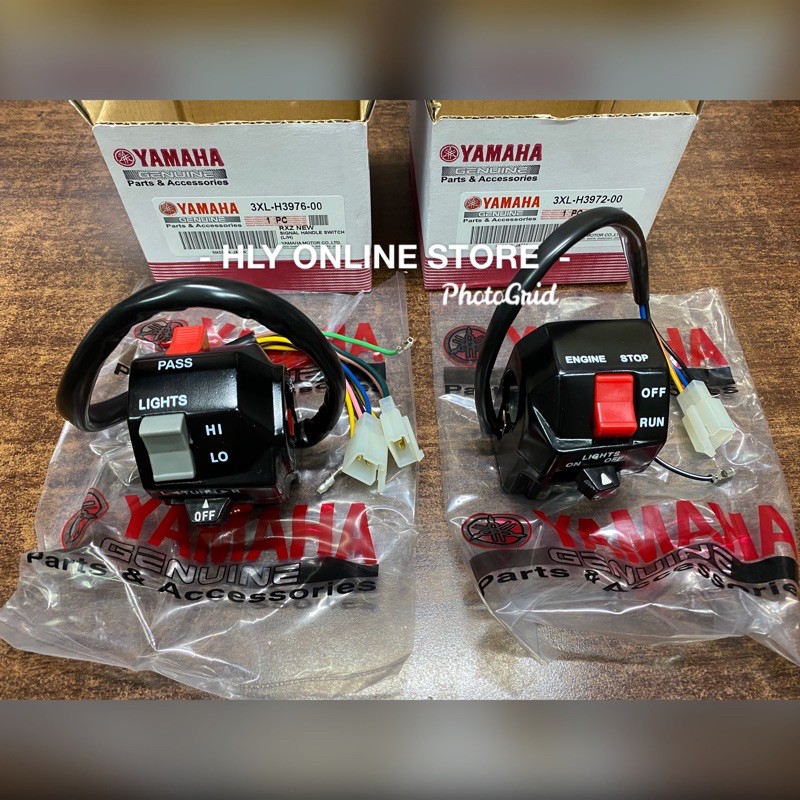 Handle Switch Suis Tangan Yamaha RXZ MILI / BOSS Button Signal Hon Horn ...