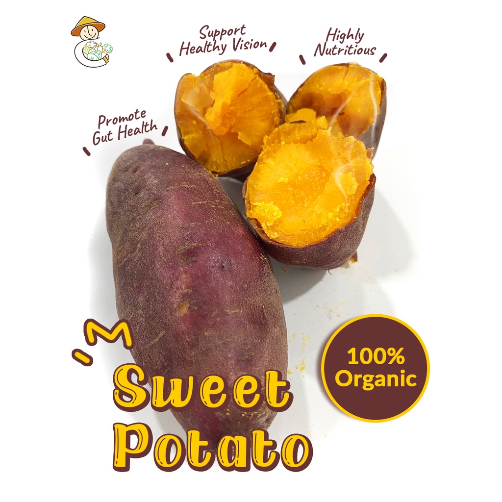 Ubi Keledek | Sweet Potato Organic 1KG | Shopee Malaysia