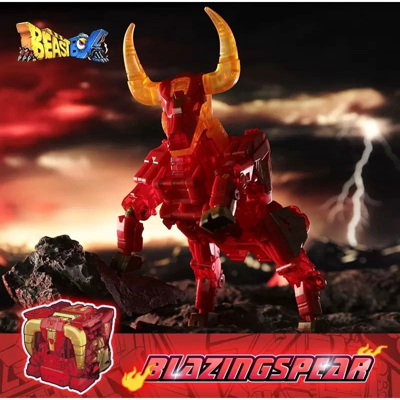 52TOYS BEASTBOX BB-33 BLAZING SPEAR THE BULL MEGABOX TRANSFORMER CUBE ...