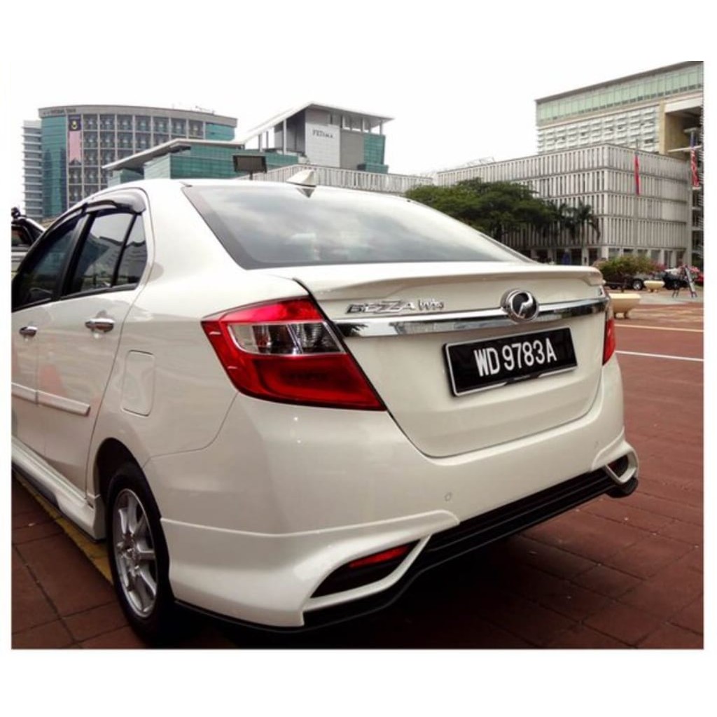 Perodua Bezza Spoiler 2016-2024 OEM Gear Up Spoiler With Paint ABS ...