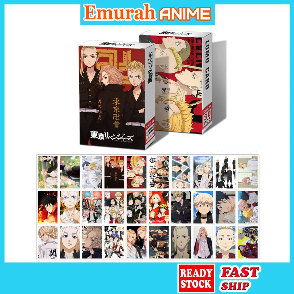 Tokyo Revengers 30pcs Lomo Anime Manga Photocard Photo Card Mikey ...