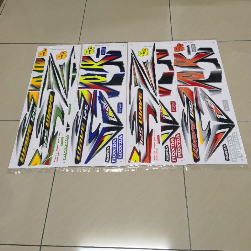 🔥Honda WAVE R 125(2) BODY Sticker🔥 | Shopee Malaysia