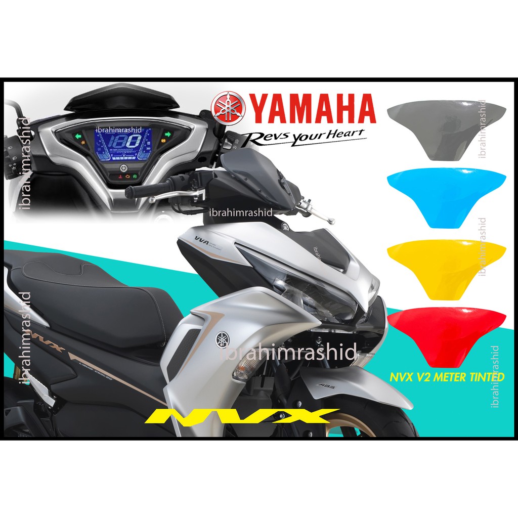 YAMAHA NVX V2 TINTED METER STICKER (YAMAHA NVX V2 METER TINTED ...