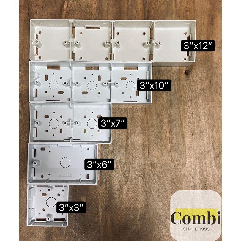 PVC Nut Box Surface Type/ Electrical Box/ Base Switch / Box Socket 3x3 ...