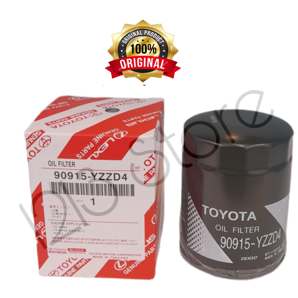 NEW ORI TOYOTA OIL FILTER YZZD4 HILUX CAMRY INNOVA HARRIER FORTUNER ...