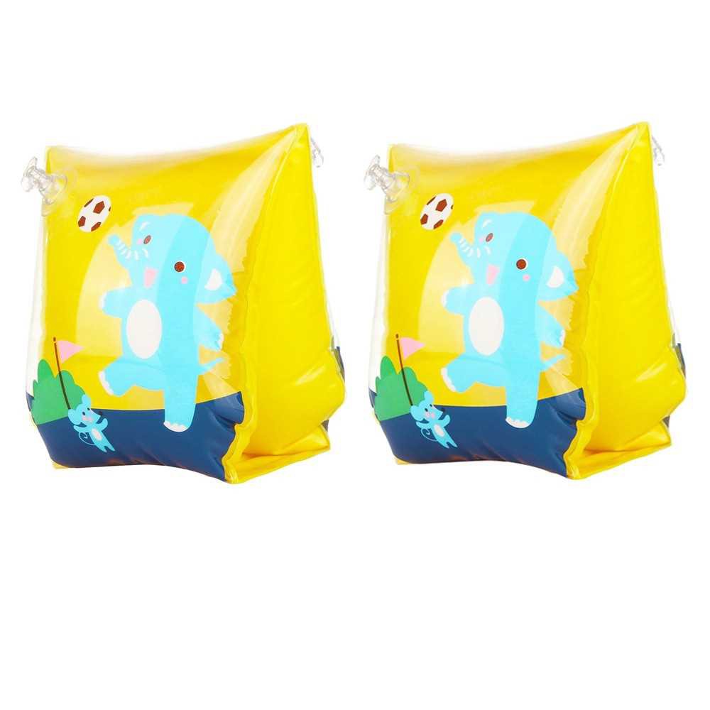 2PCS Swim Arm Bands Rollup Arm Sleeve Cute Swimsuit Thickened Life Buoy ...