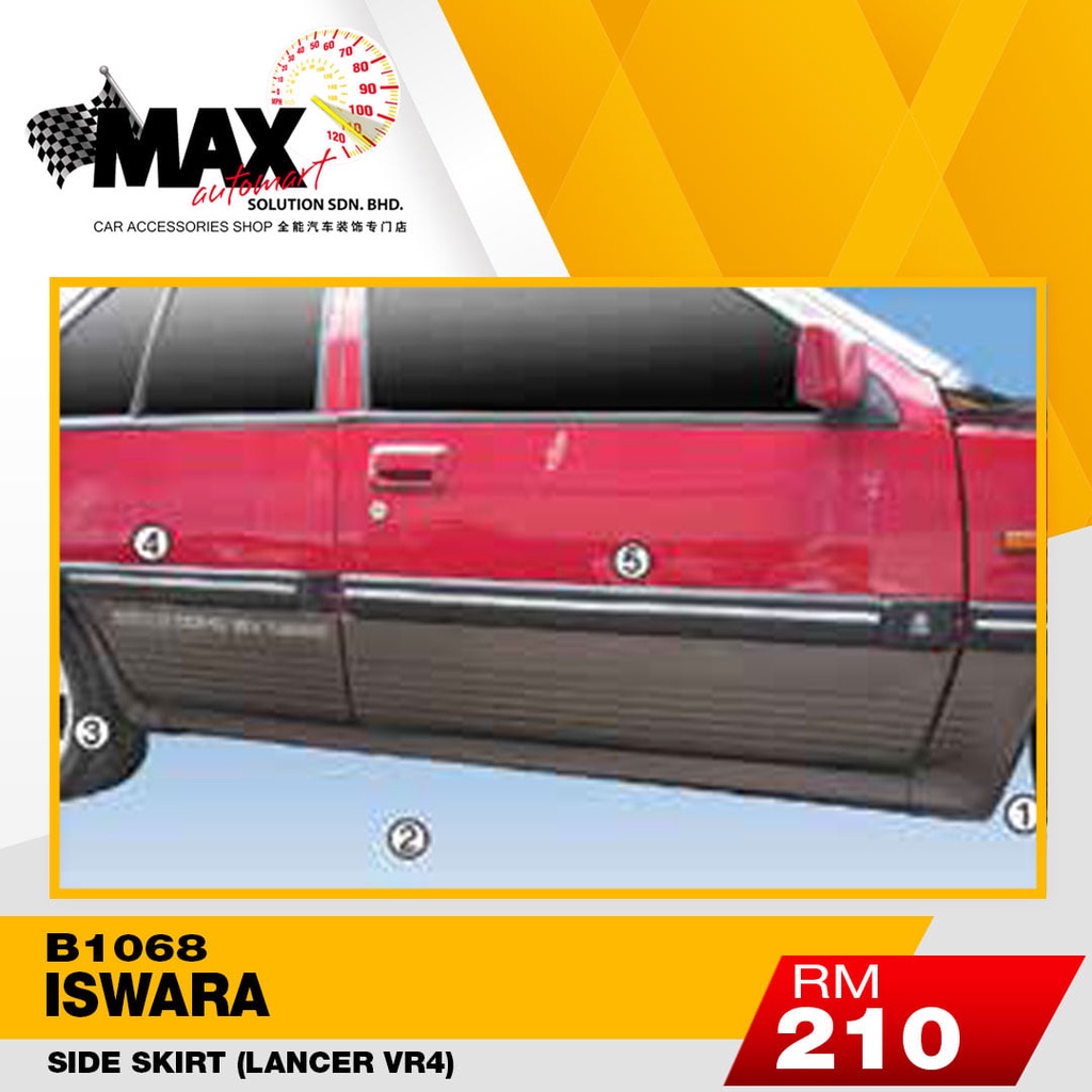PROTON ISWARA B1068 SIDE SKIRT LANCER VR4 BODYKIT | Shopee Malaysia