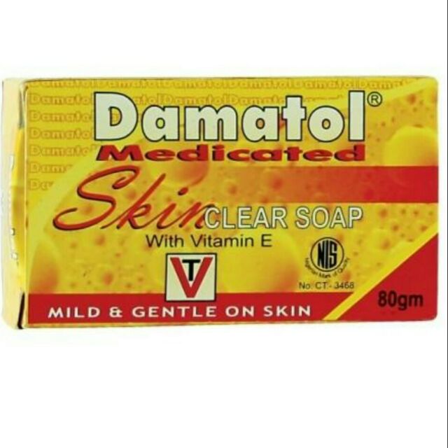 Damatol Medicated Skin Clear Soap With Vitamin E 80g | Shopee Malaysia