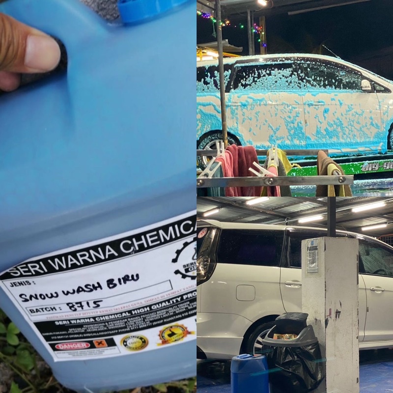 Snow Wash Buih Biru / Sabun Basuh Kereta. (5LITER) | Shopee Malaysia