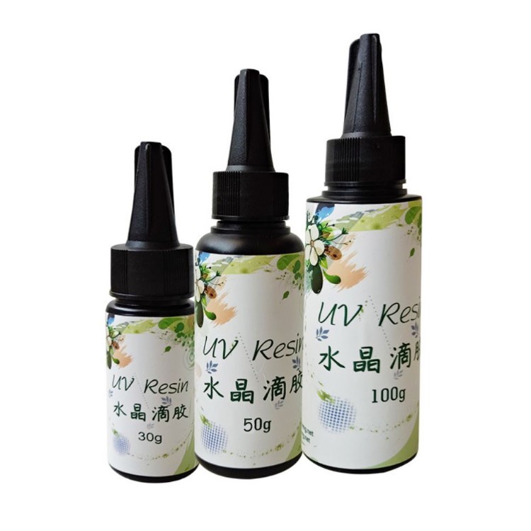 Pretty2u UV Resin Crystal Craft Resin 1 minute curing UV LED DIY Hard Type Epoxy Resin 30/50/100 ...
