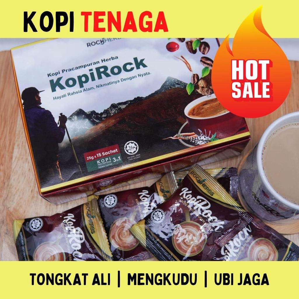 [KOPI MESRA DIABETES] KOPI ROCK - PAKEJ 1/3/5 kotak FREE POS Kopi Herba ...