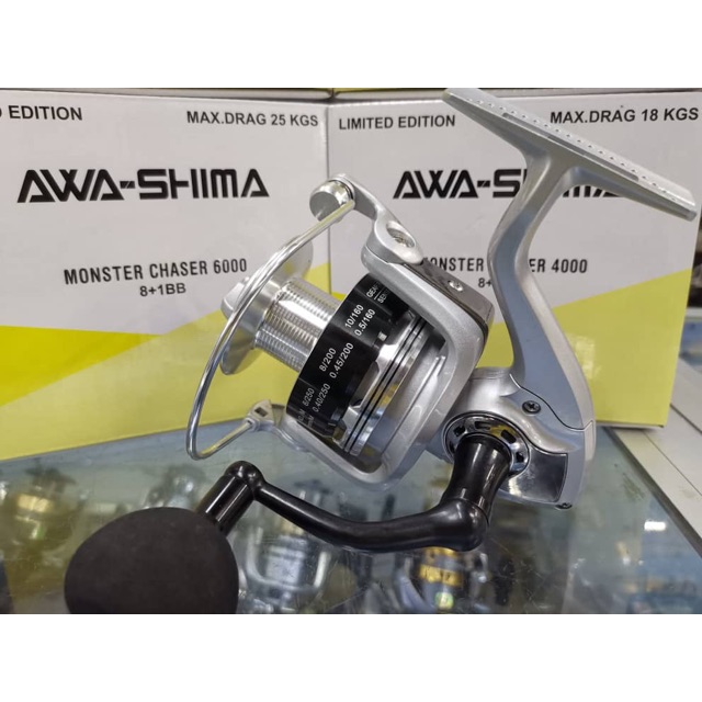 AWASHIMA MONSTER CHASER SPINNING REEL | Shopee Malaysia