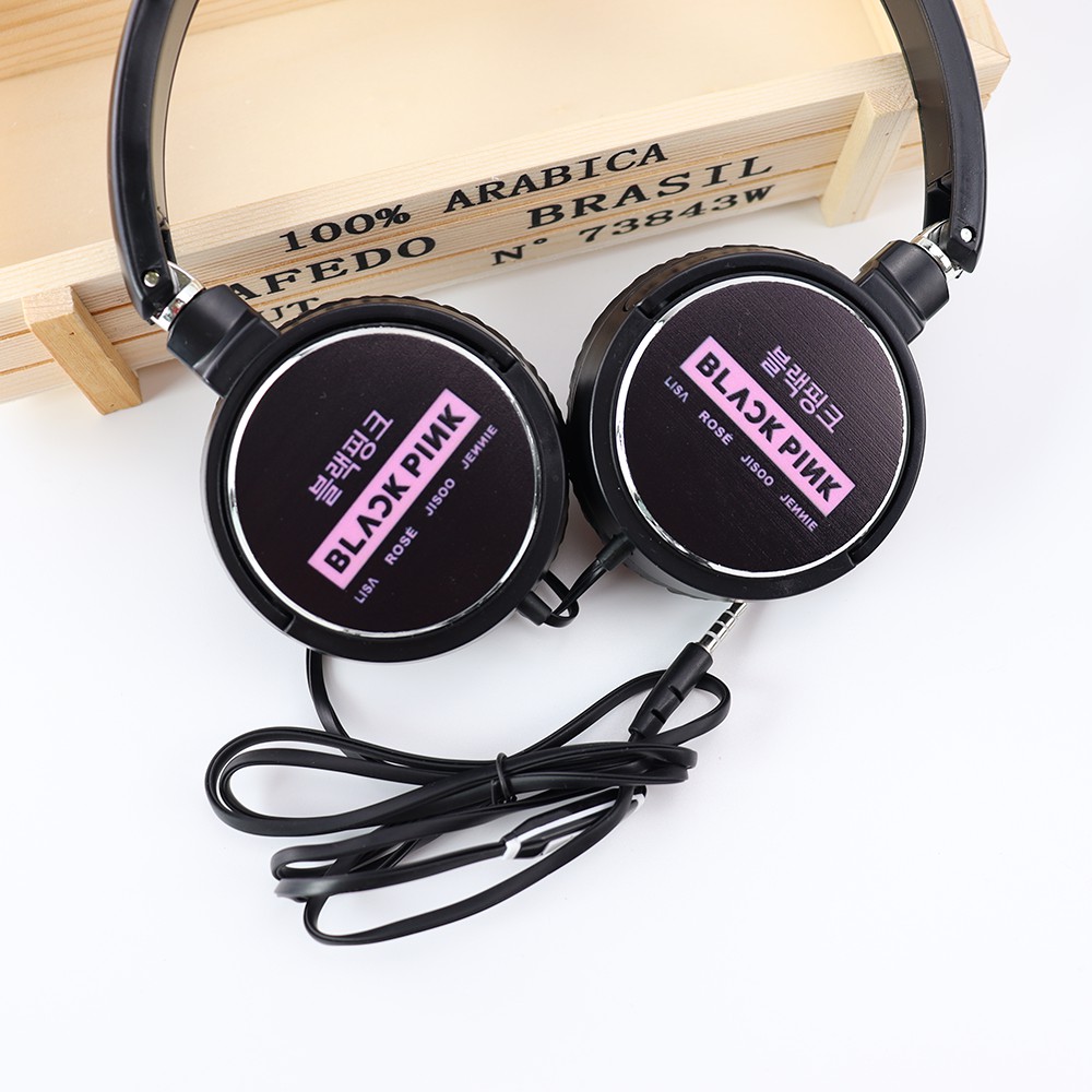 BL@CKPINK Headphone Kpop Blackpink Premium Earphone Headset | Shopee ...