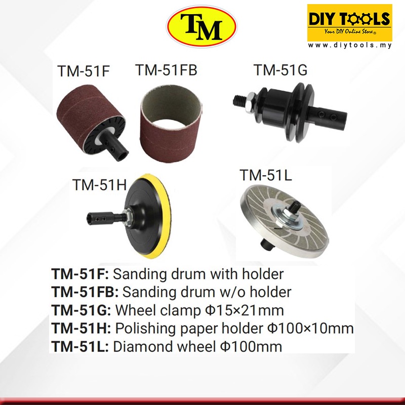 𝐓𝐌𝐓𝐎𝐎𝐋𝐒 [𝐀𝐂𝐂𝐄𝐒𝐒𝐎𝐑𝐈𝐄𝐒] TM-5 Series Accessories Tools for Mini Grinding ...