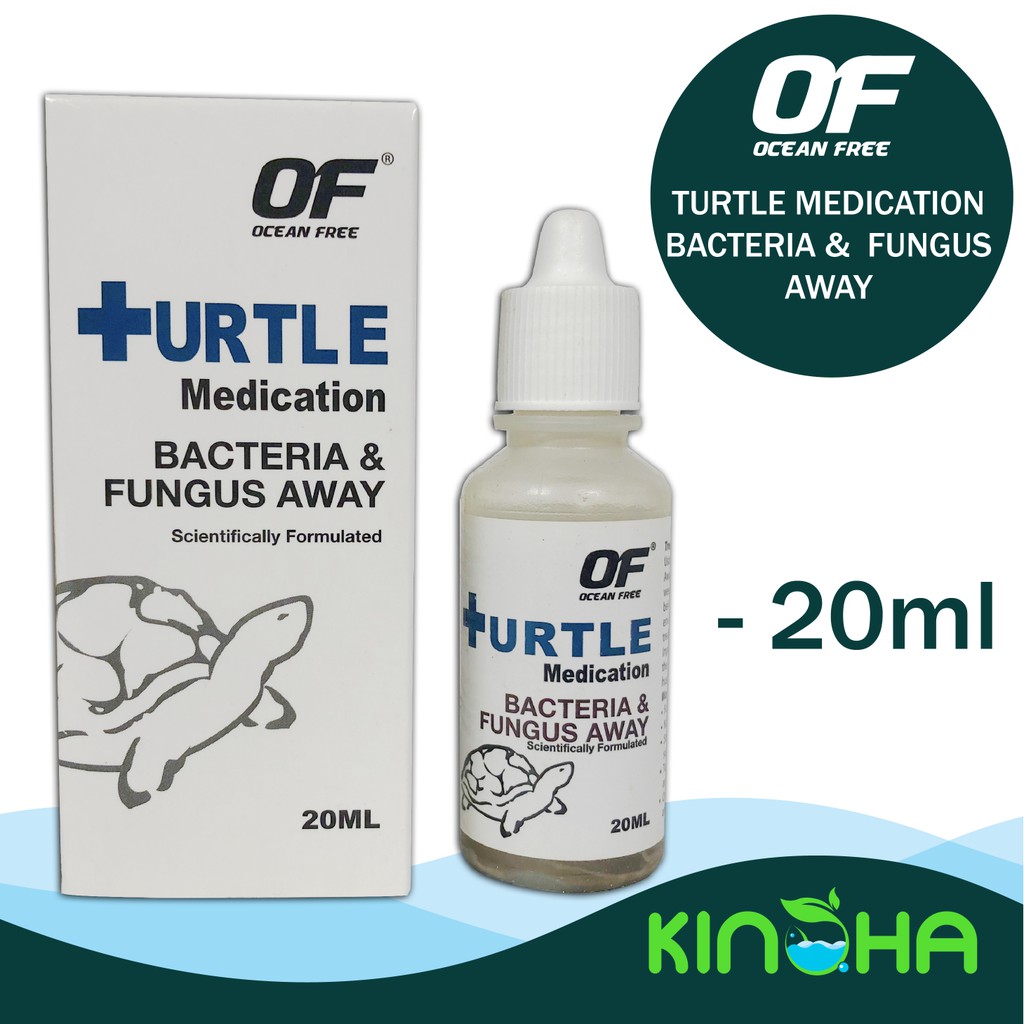 OCEAN FREE Turtle Medication Bacteria & Fungus Away (20ML) | Shopee ...