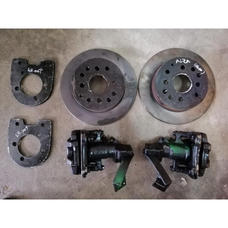 PERODUA ALZA REAR BRAKE DISC SET 10”Rotor | Shopee Malaysia